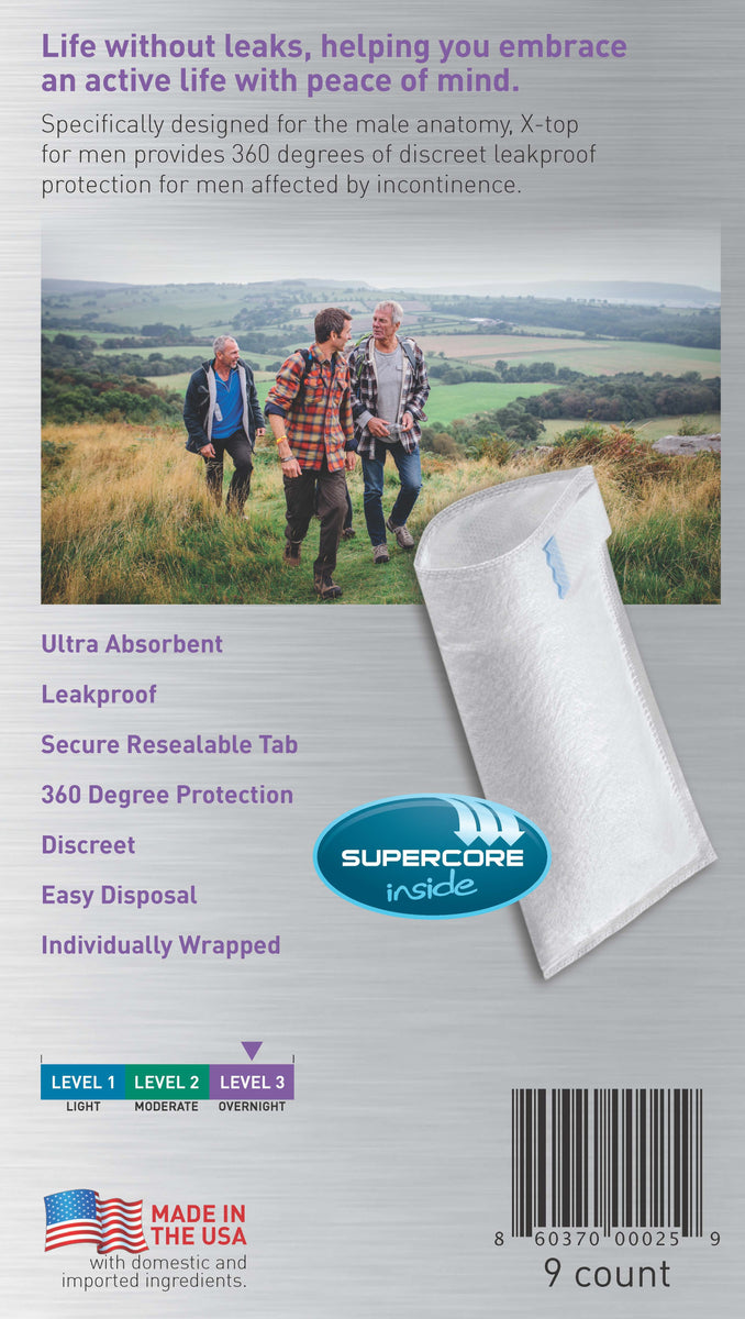 X Top: Peace Of Mind For Male Urinary Incontinence Sufferers ...